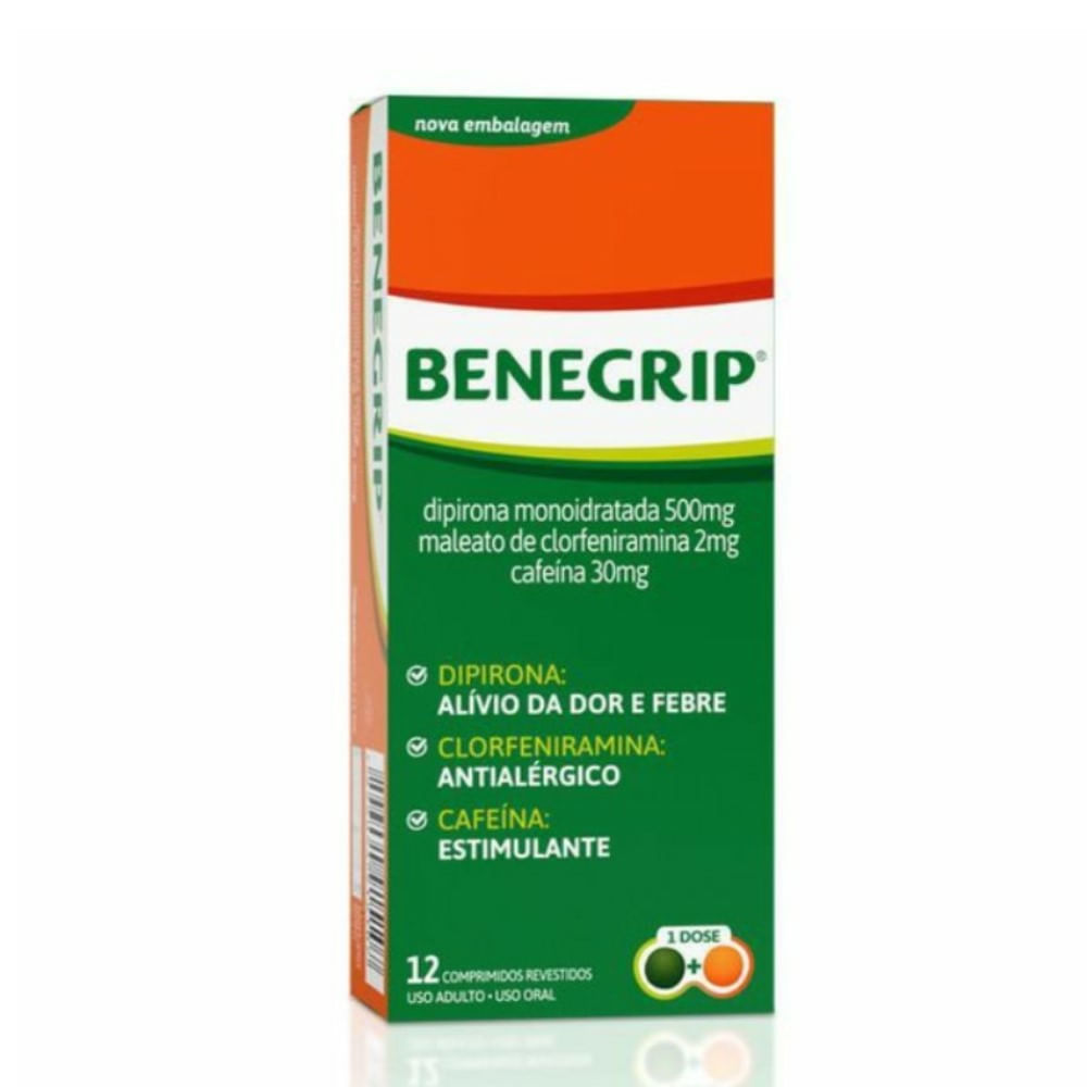 Antigripal Benegrip 12 Comprimidos