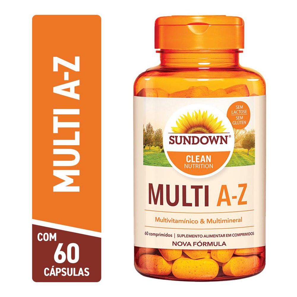 Suplemento Alimentar Sundown Multi A-Z 60 Comprimidos