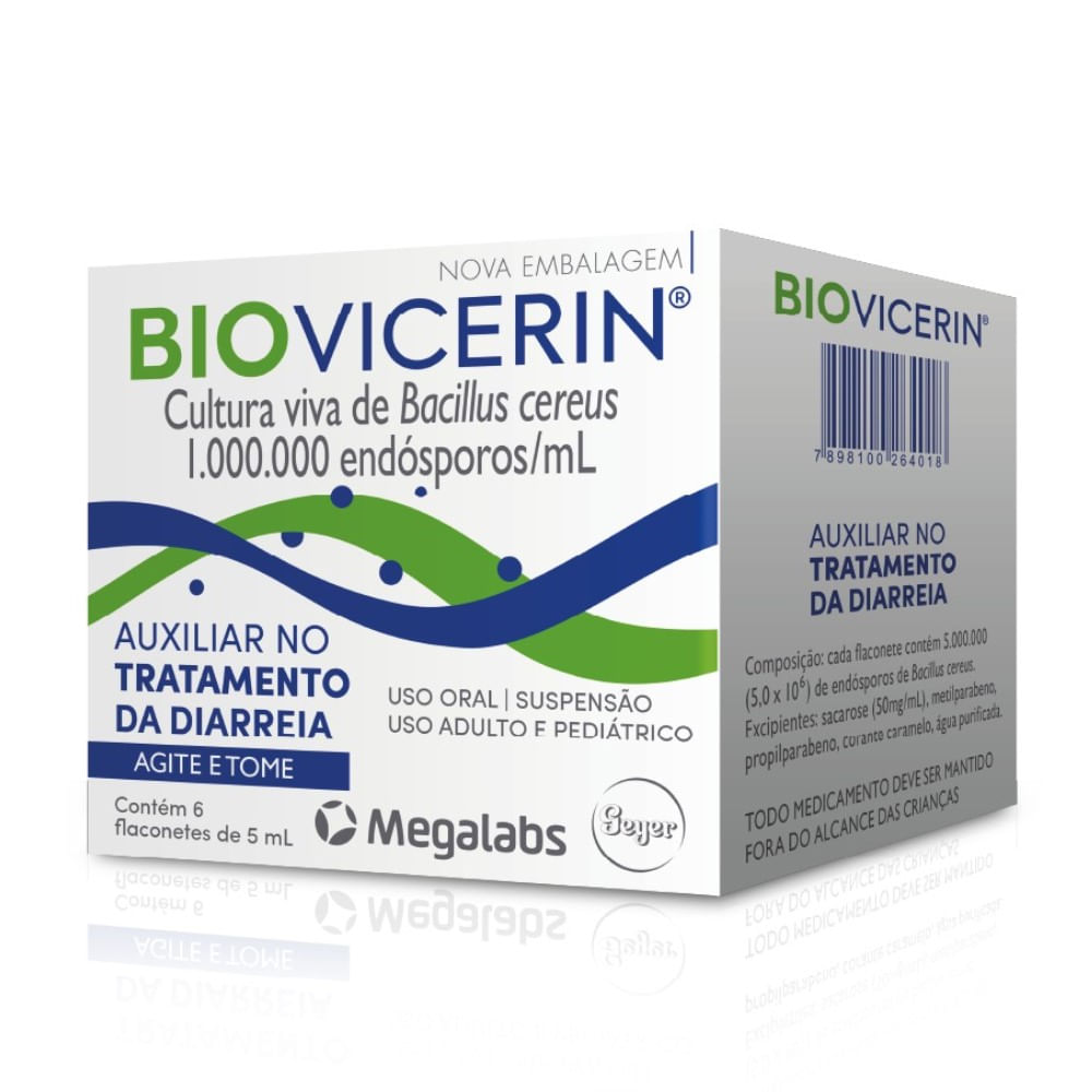 Biovicerin 6 flaconetes 5ml