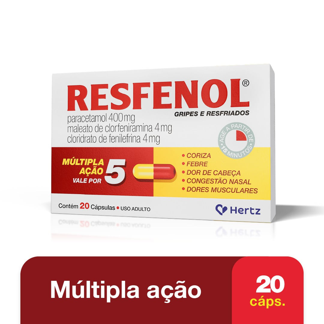 Resfenol 20 Cápsulas