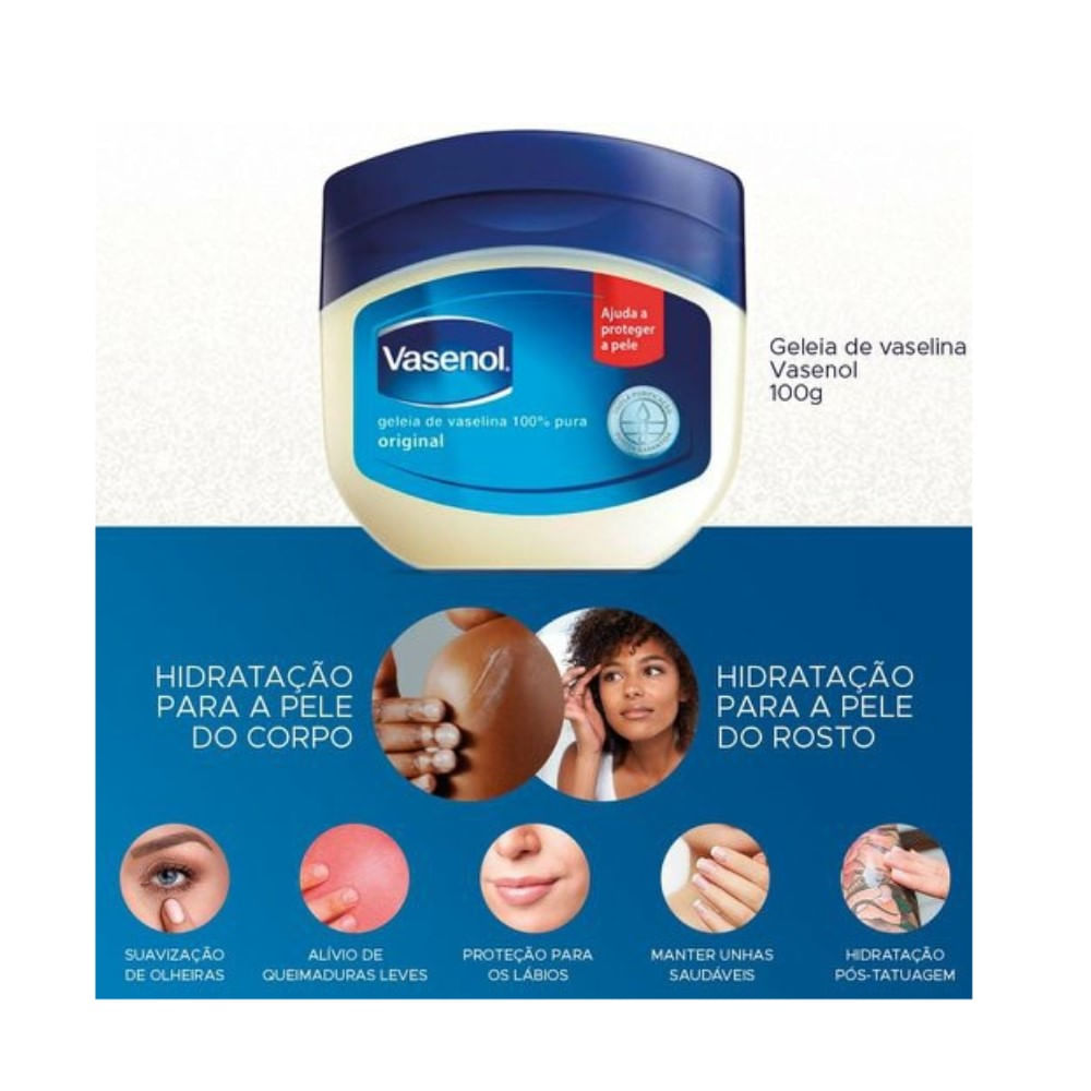Geleia De Vaselina Vasenol Original 100g