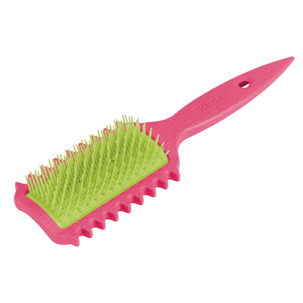 Escova de Cabelo para Fitagem Ricca Flex Fita Curl Rosa 1 unidade