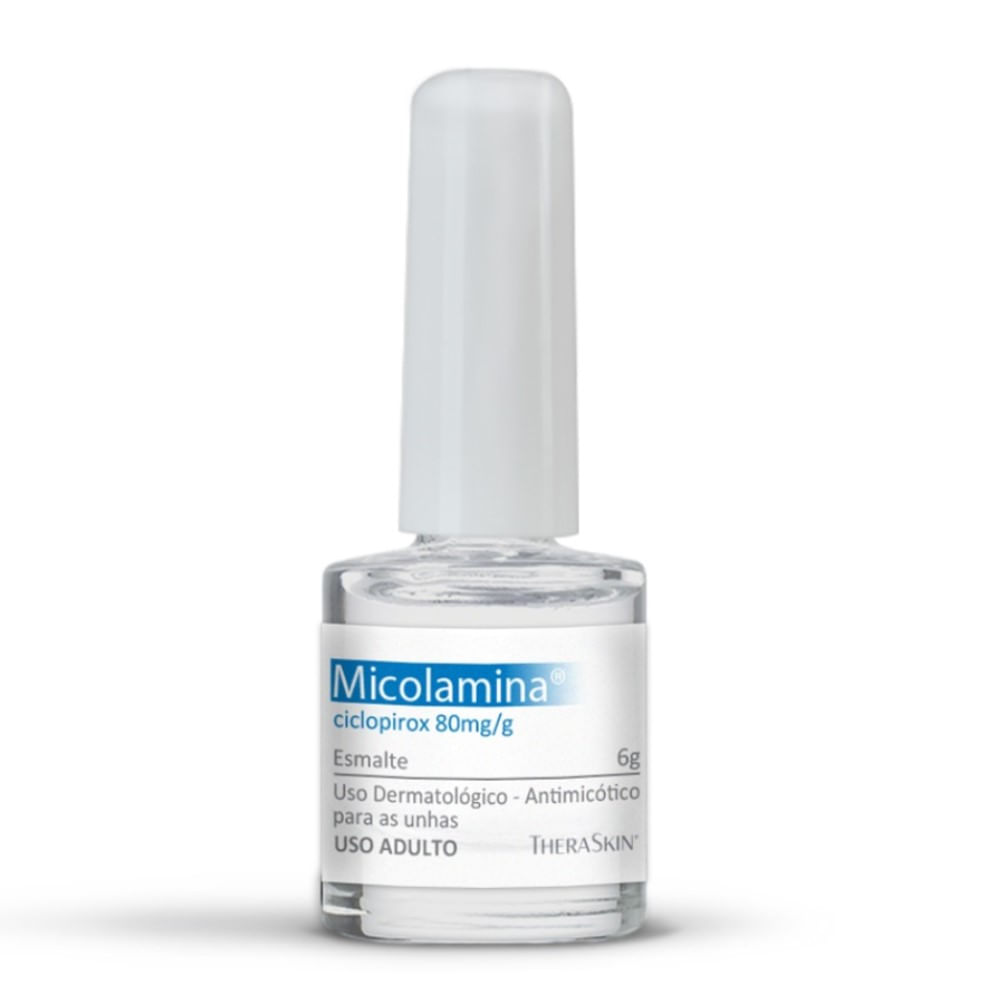 Esmalte Micolamina Ciclopirox 80mg/g Theraskin 6g