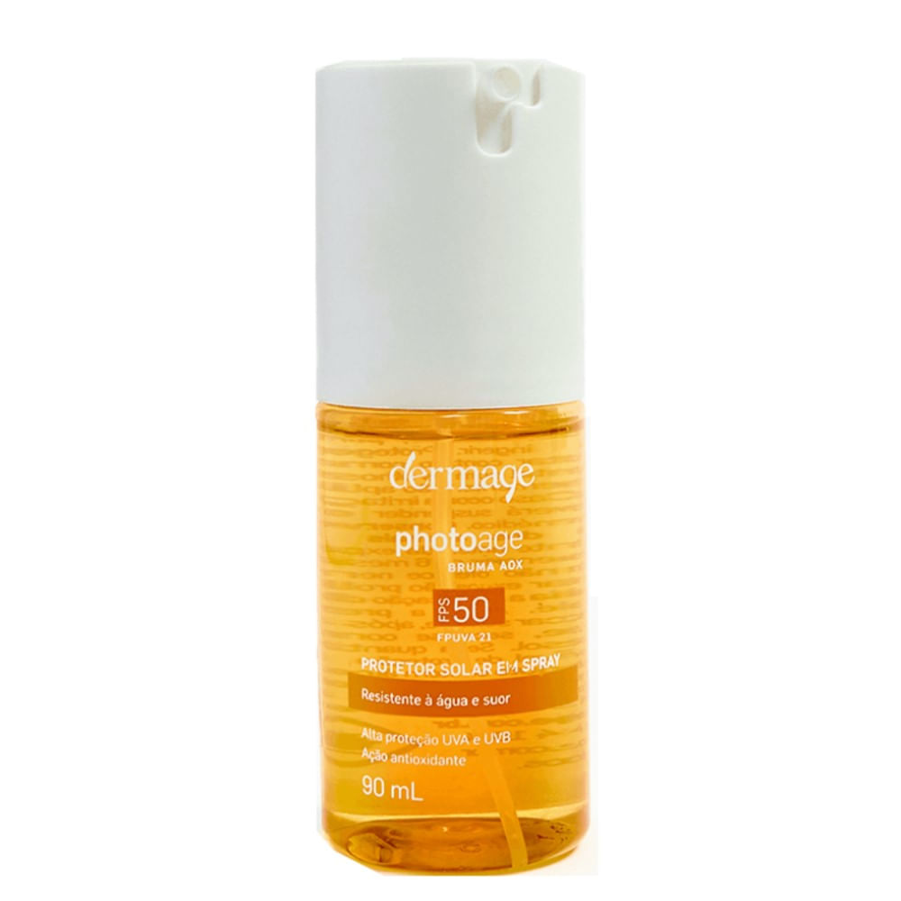 Protetor Solar Spray Dermage Photoage Bruma AOX FPS50 90ml