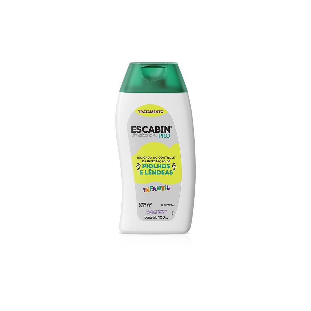 Antiparasitário Escabin PRO 4% Emulsão Capilar 100ml