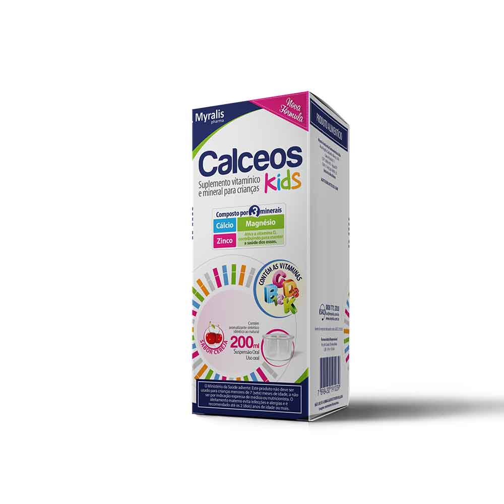 Calceos Kids Myralis 200ml Solução Oral