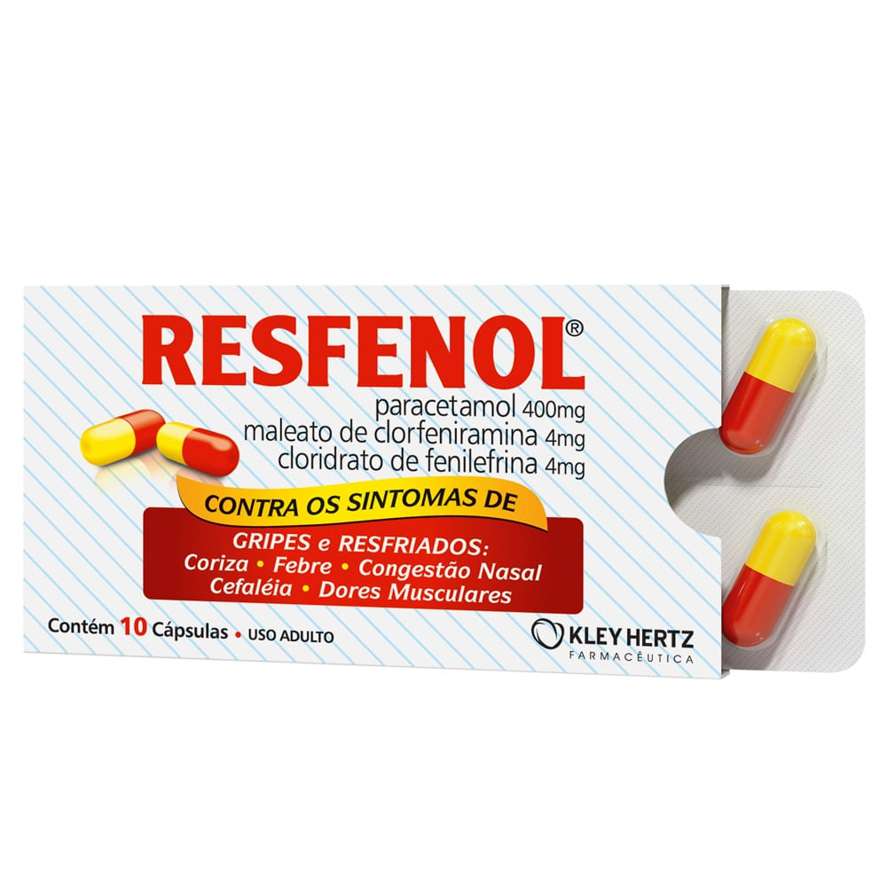 Resfenol 10 Cápsulas - Drogaria Venancio