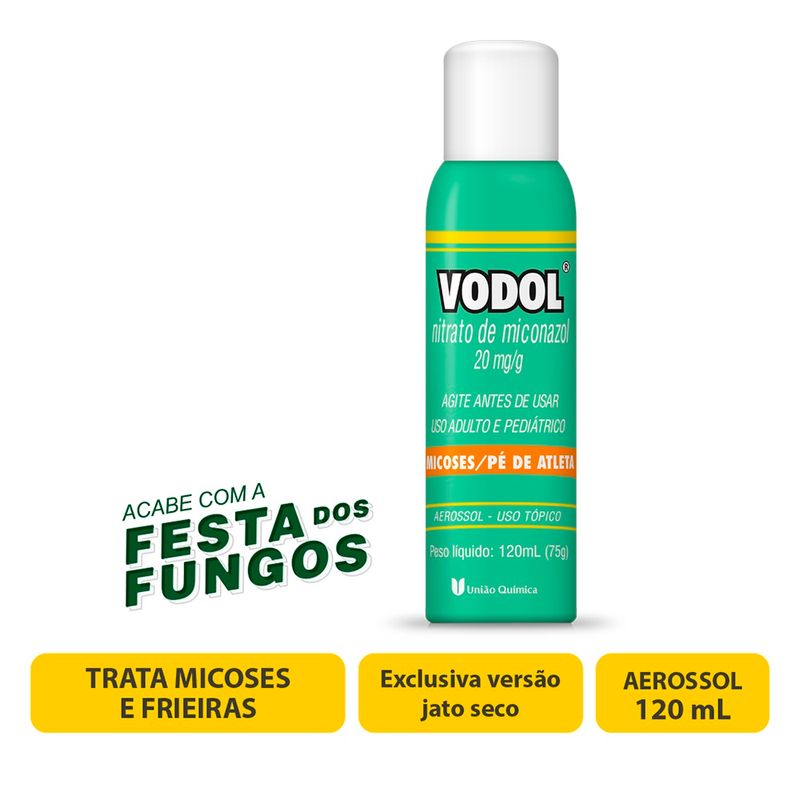 Vodol 20mg/g 120ml Aerosol - Drogaria Venancio