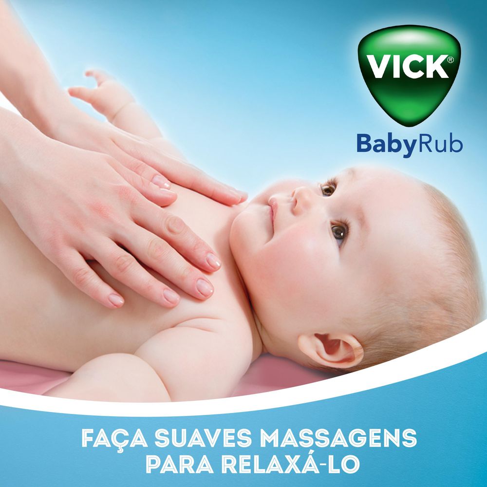 Vick BabyRub Bálsamo Para Bebês 50g - Drogaria Venancio