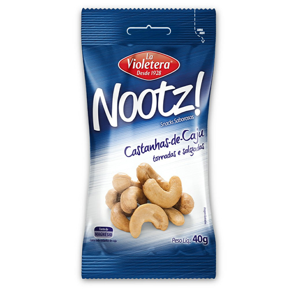 Snack Nootz Cast Caju 40G