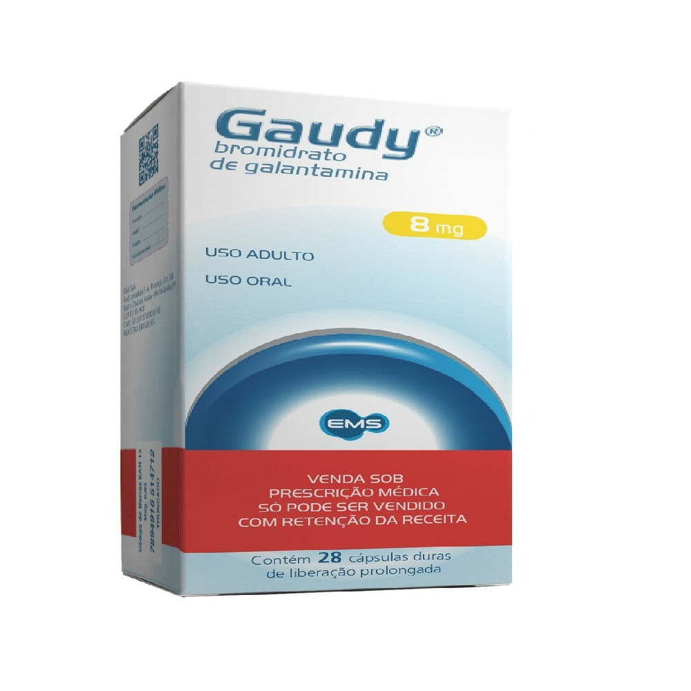 Gaudy 8mg 28 cápsulas