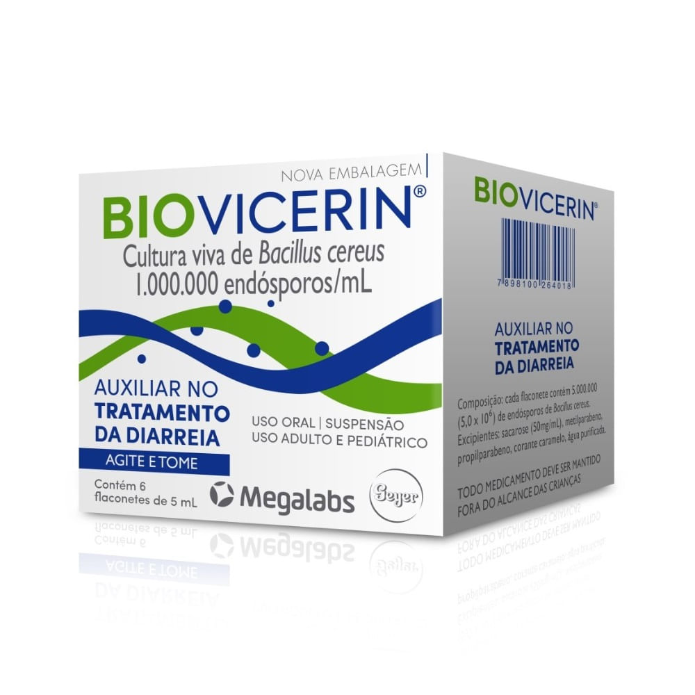 Biovicerin 6 flaconetes 5ml - Drogaria Venancio