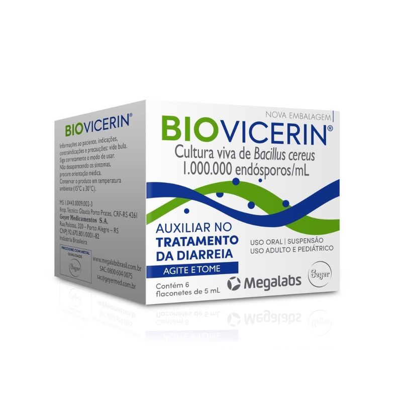 Biovicerin 6 flaconetes 5ml - Drogaria Venancio