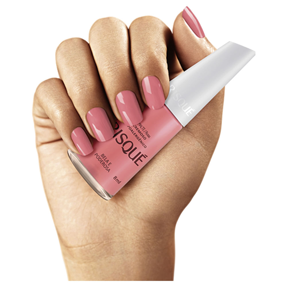 Esmalte Cremoso Risqué Rosas Bela e Poderosa 8ml - Drogaria Venancio