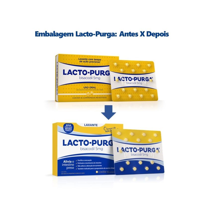 Lacto-Purga Caixa 16 Comprimidos - Drogaria Venancio